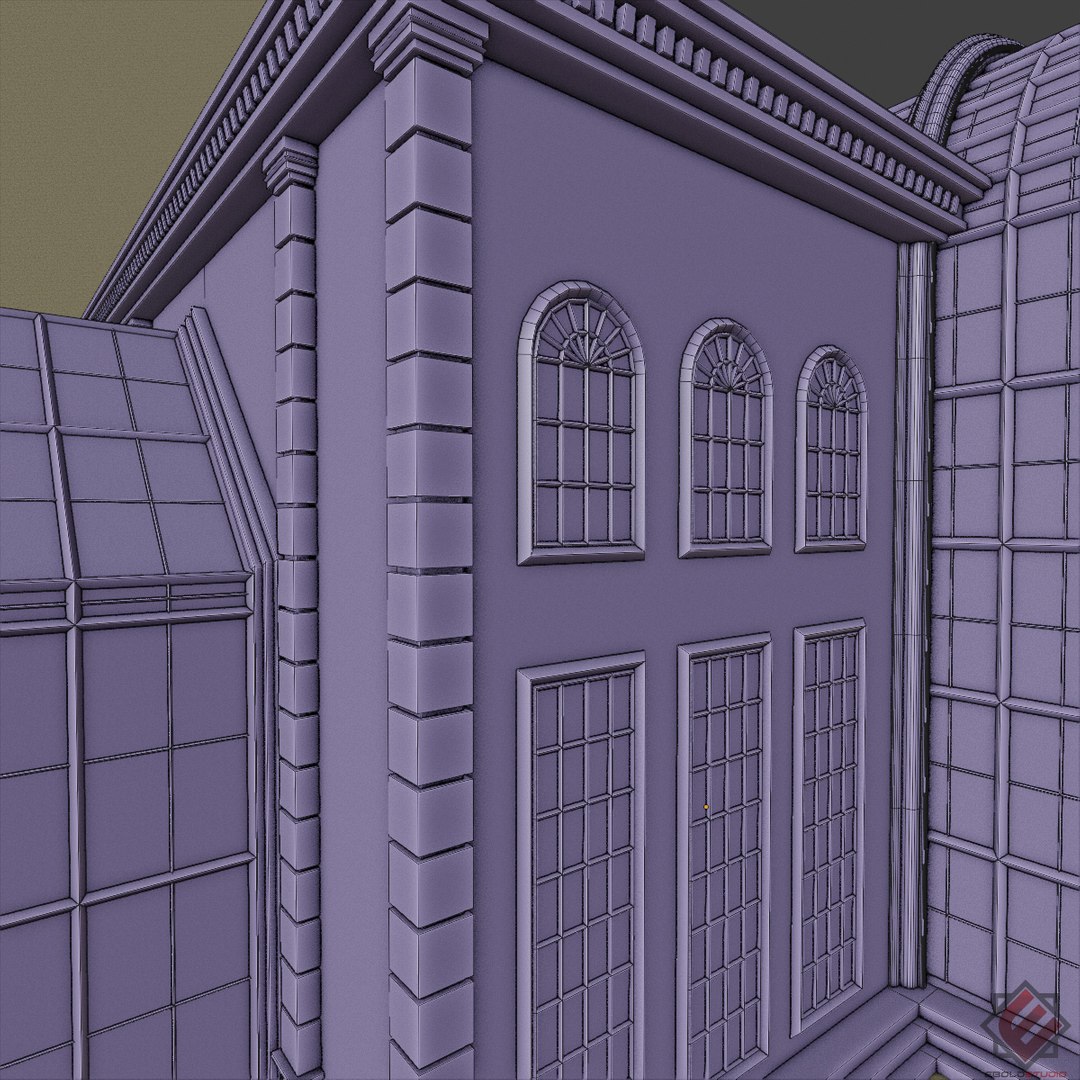 3D Model Scifi Steampunk Building Architectural - TurboSquid 1573653