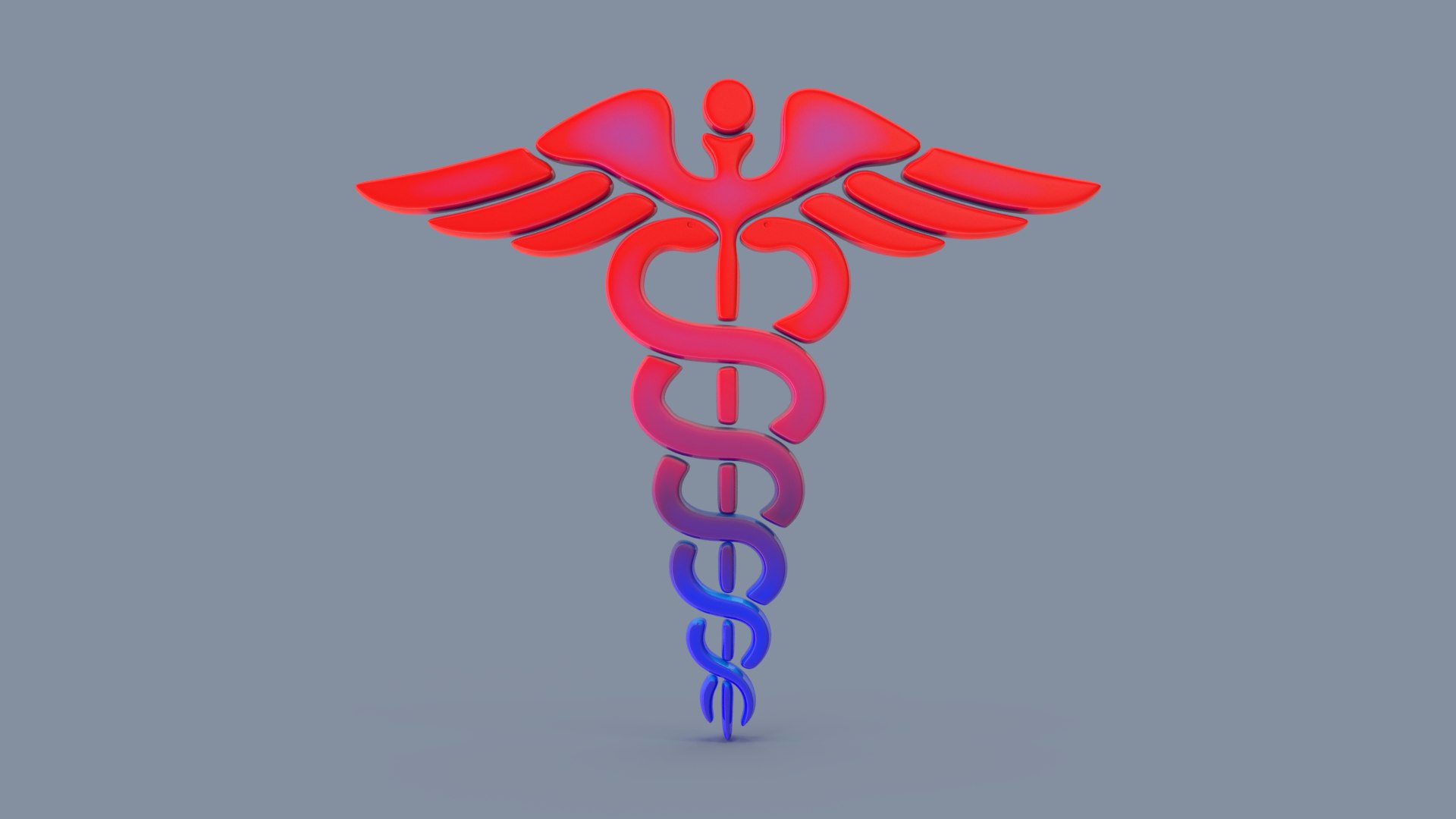 Logo Caduceus 3D Model - TurboSquid 1780460