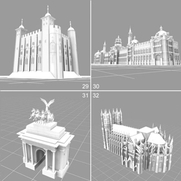 landmarks buildings museum palace 3d model
