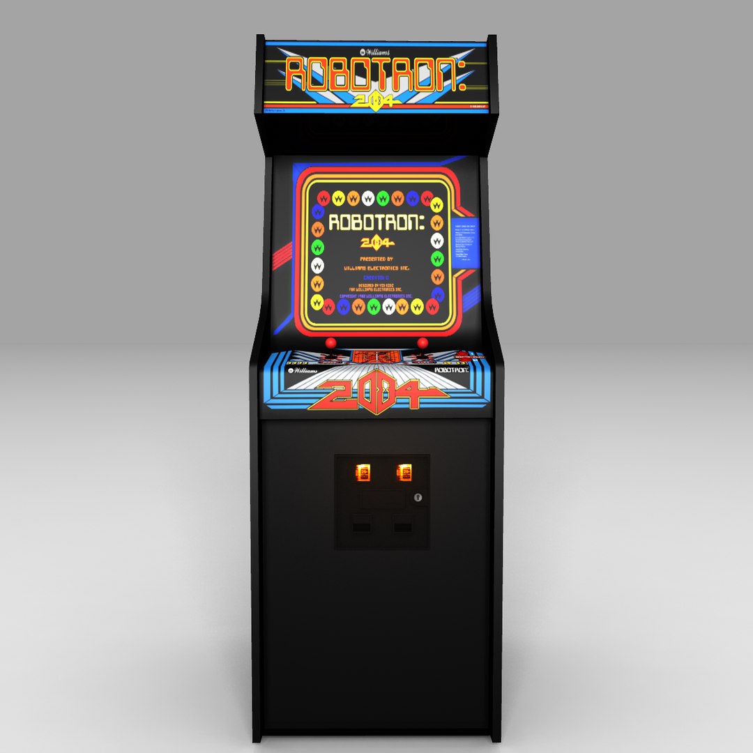 Classic Robotron Arcade 3d Model