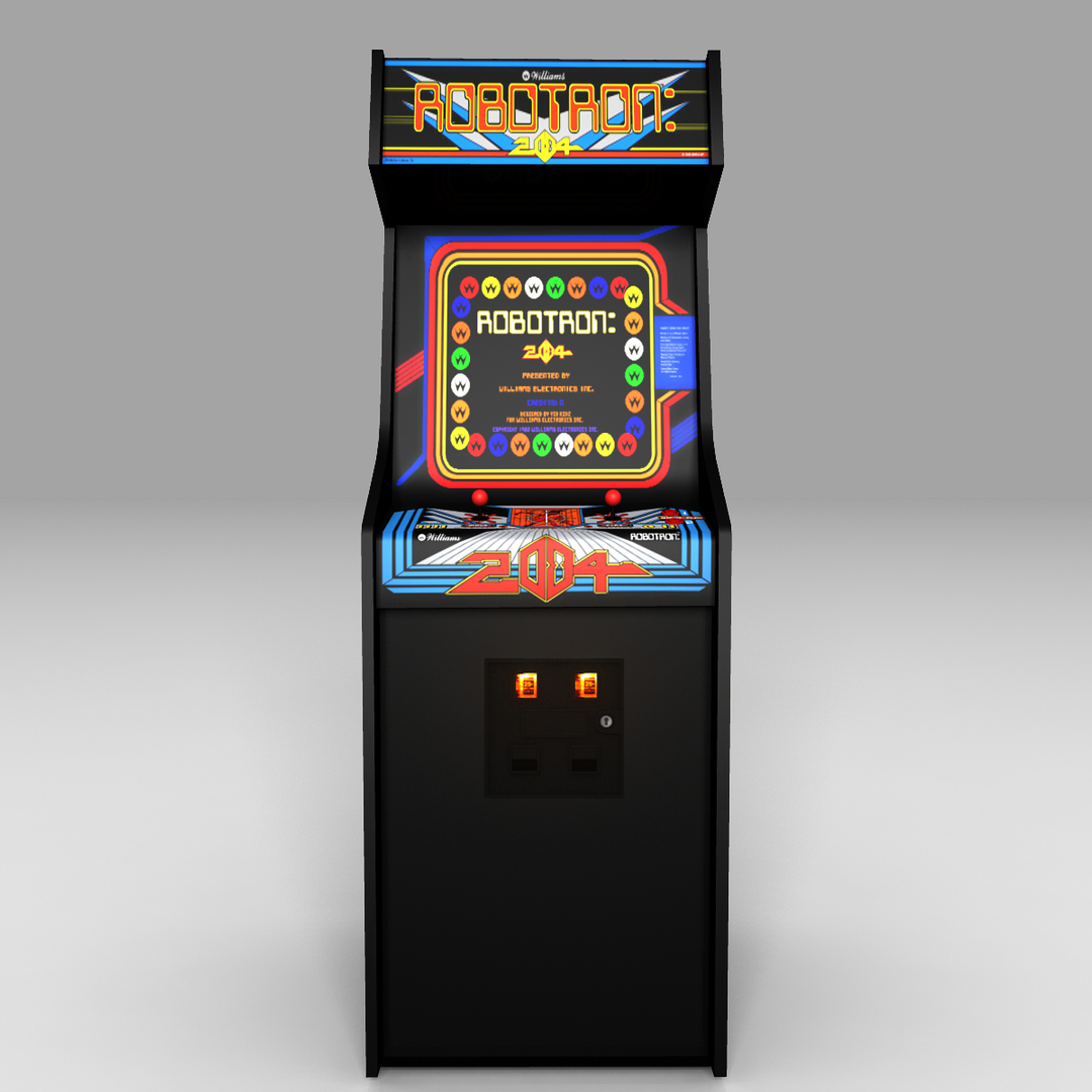 classic robotron arcade 3d model