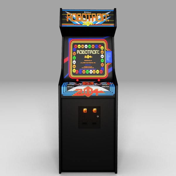 classic robotron arcade 3d model
