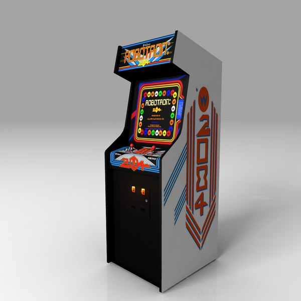 classic robotron arcade 3d model