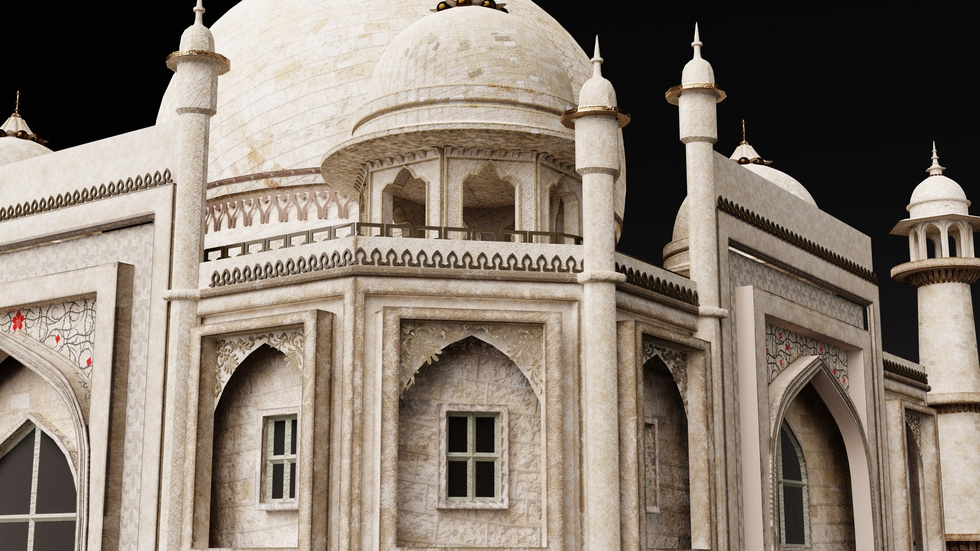 Taj Mahal 3D Model - TurboSquid 2124973