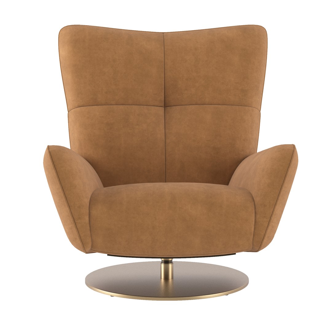RH BAXTER SWIVEL RECLINER 3D Model - TurboSquid 2401454