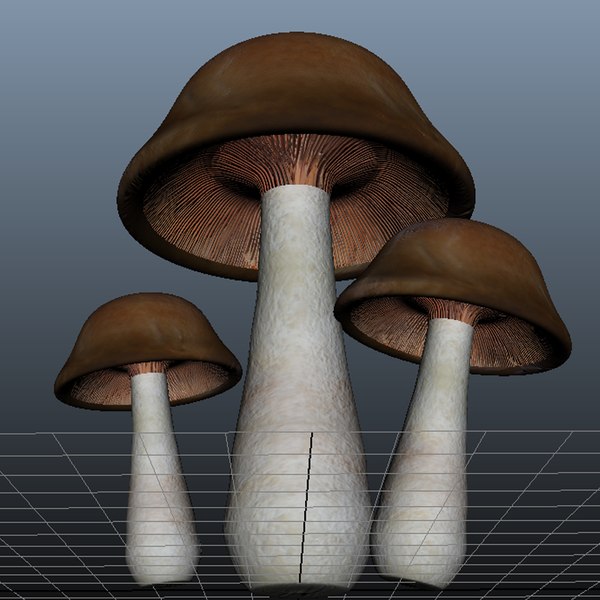 free obj model mushroom