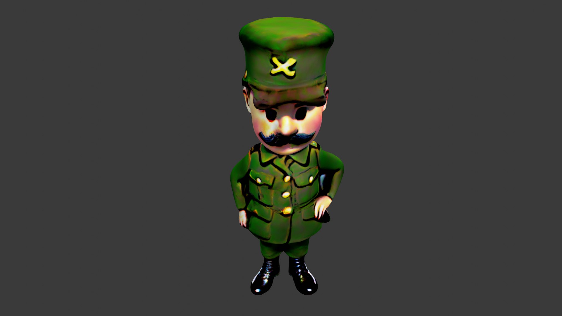 World War I Commander Soldier 3D Model - TurboSquid 2128055