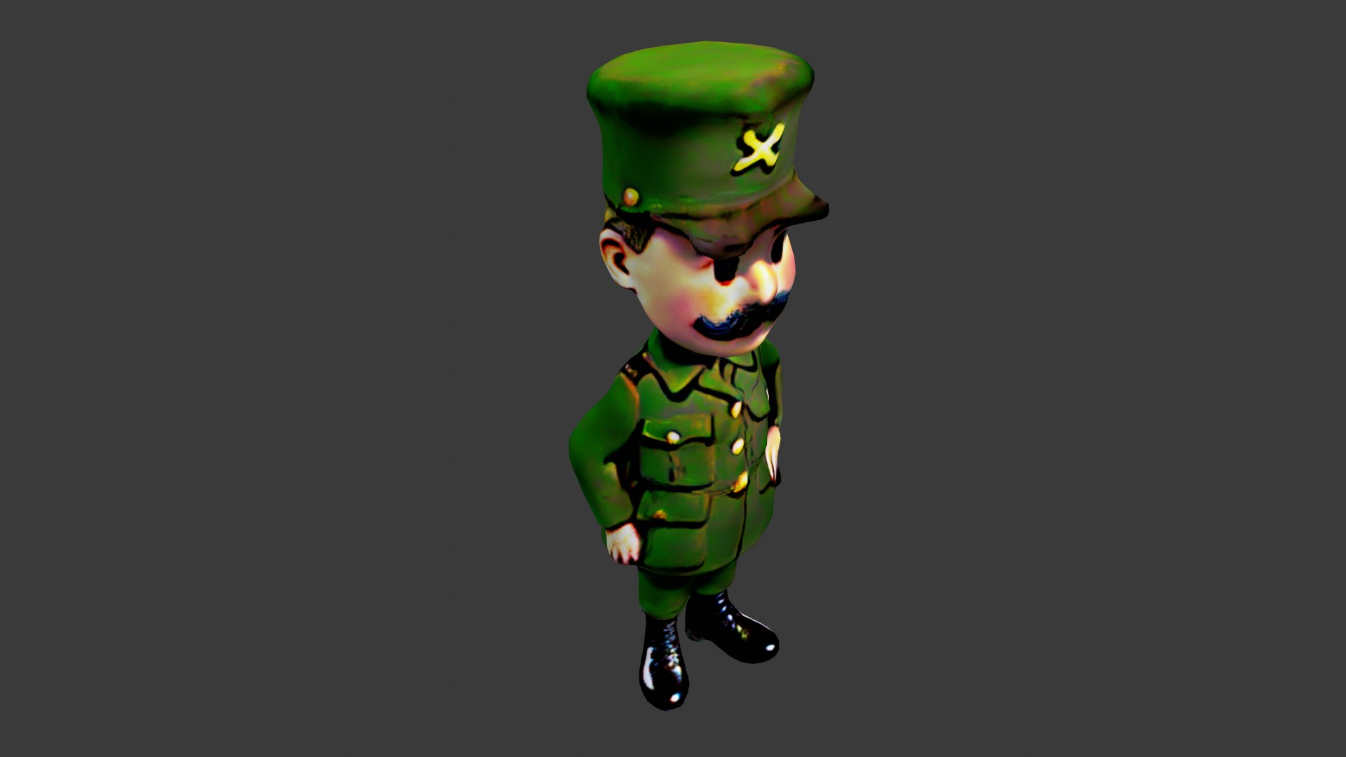 World War I Commander Soldier 3D Model - TurboSquid 2128055