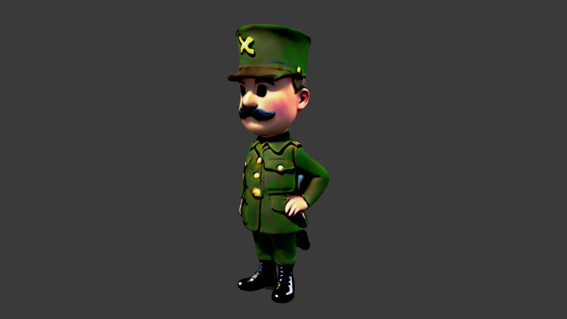 World War I Commander Soldier 3D Model - TurboSquid 2128055