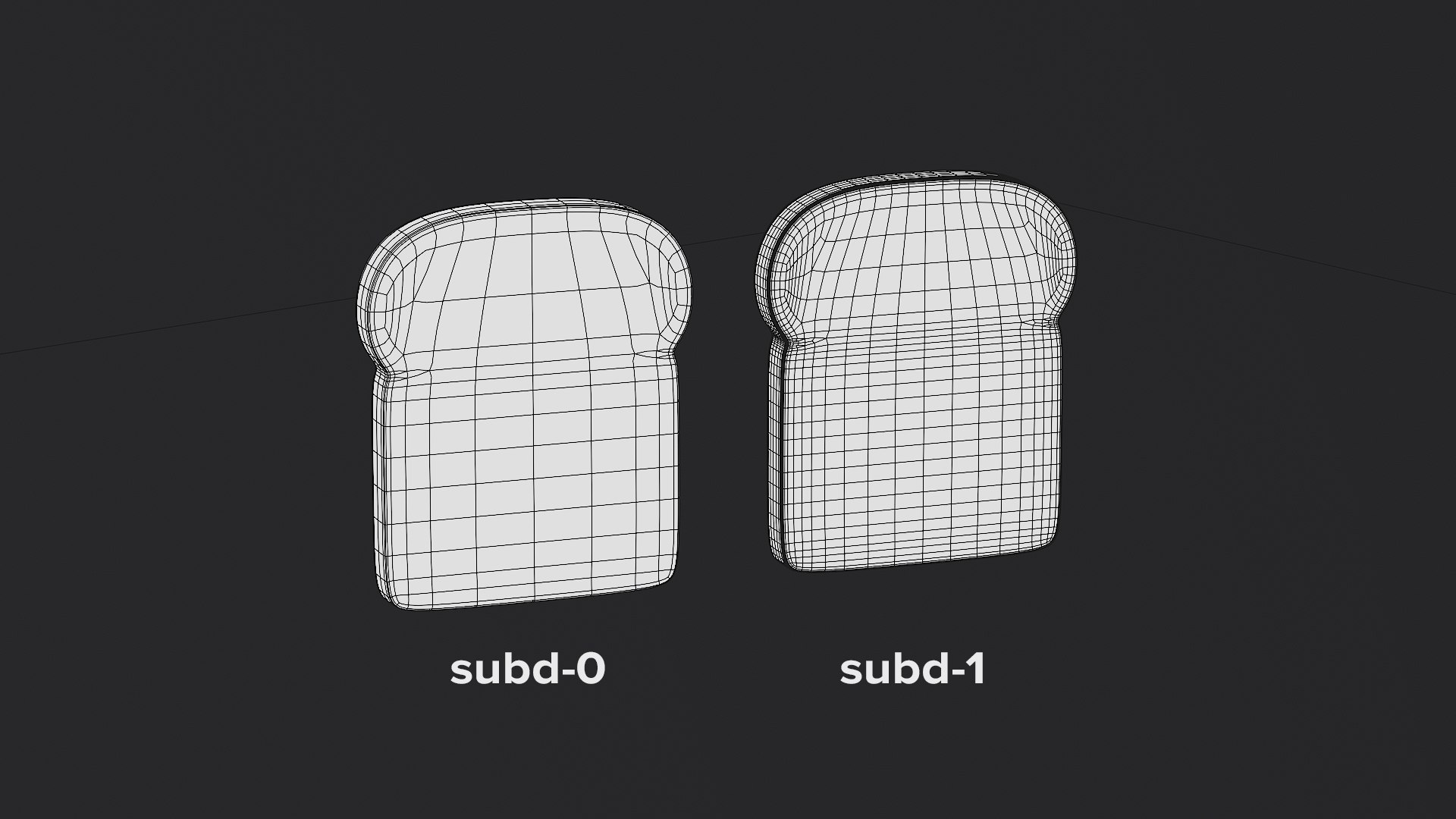 3D Bread Slice - Realistic 2pcs Model - TurboSquid 2511740
