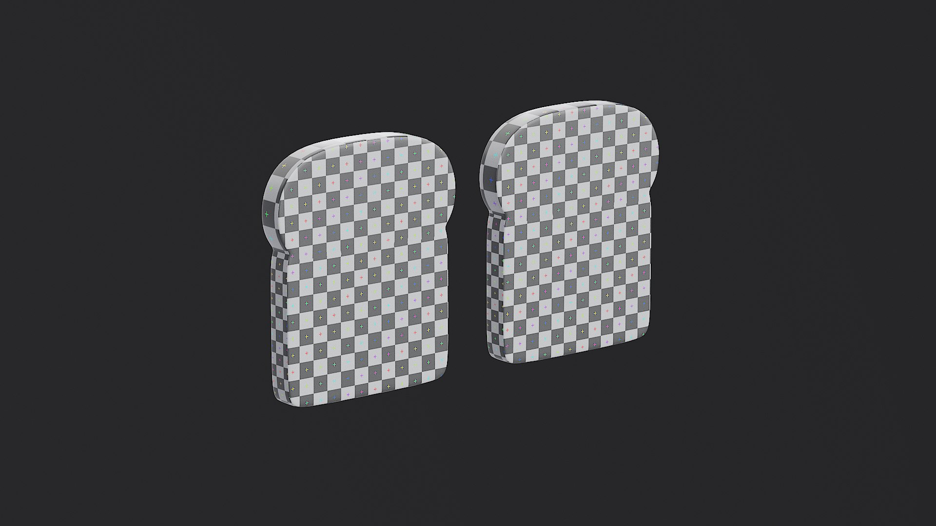 3D Bread Slice - Realistic 2pcs Model - TurboSquid 2511740
