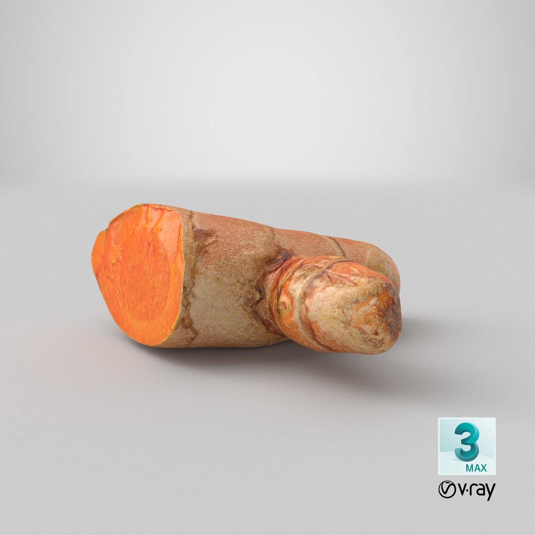 Turmeric Cut v1 3D model - TurboSquid 1852525