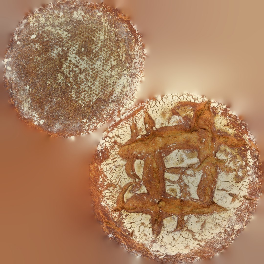 3D Model Bread Modeled - TurboSquid 1223159