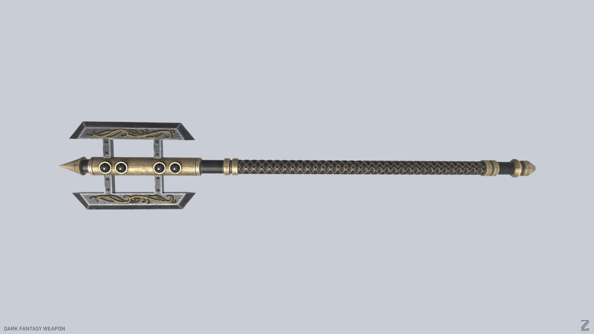 3D Dark Fantasy Weapon - TurboSquid 2384061