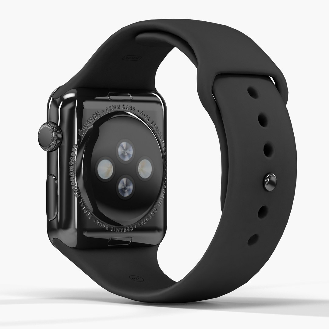 3D Apple Watch Space Black - TurboSquid 1412548