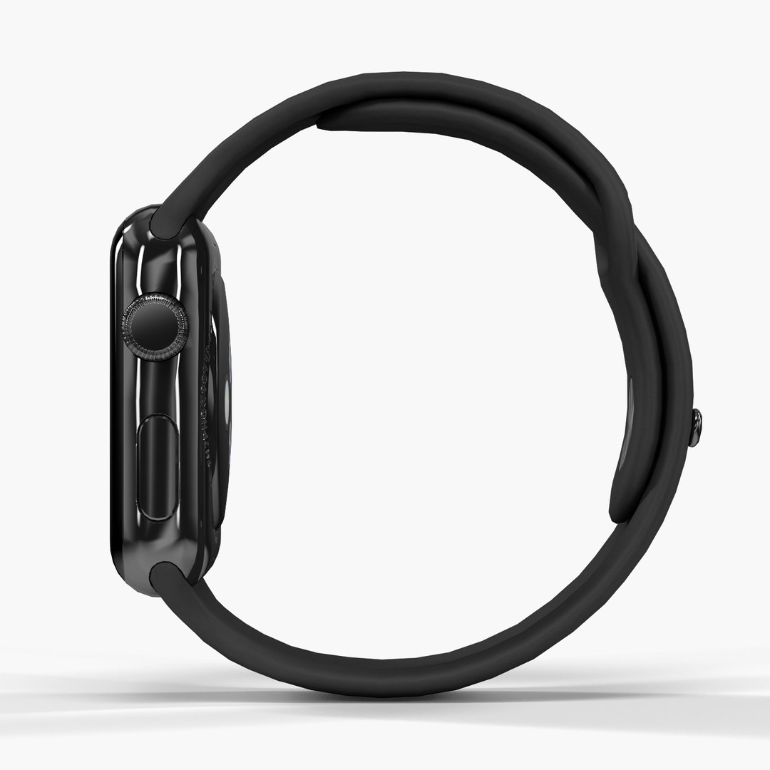 3D Apple Watch Space Black - TurboSquid 1412548