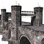 3d Medieval Bridge Model