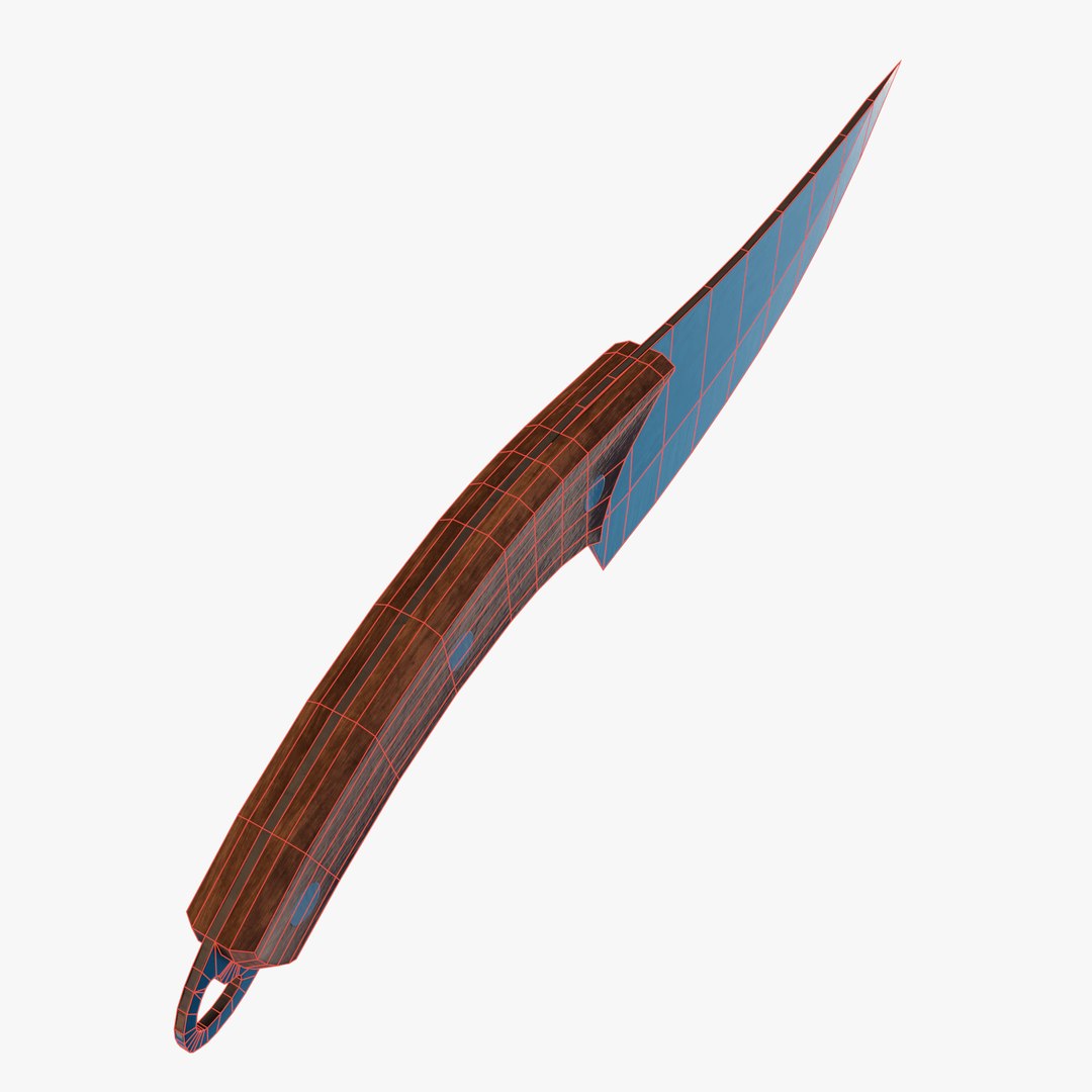 3D Short Knife Model - TurboSquid 2103090