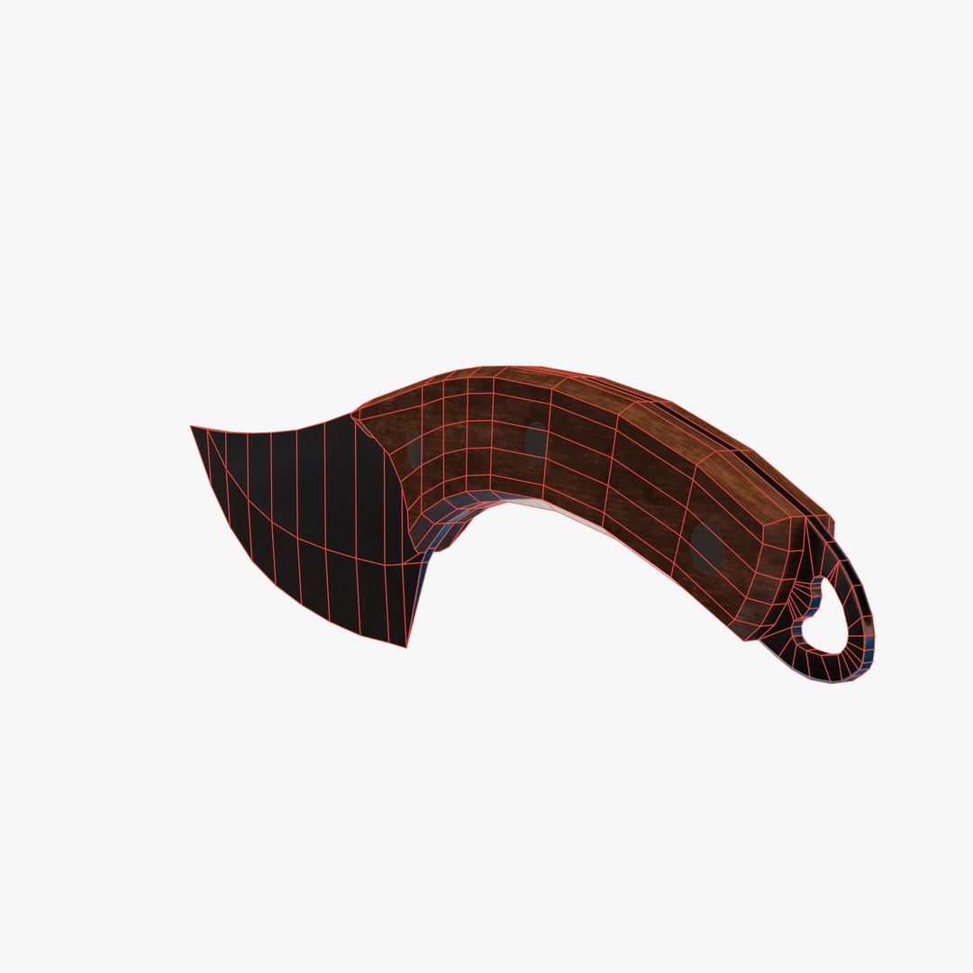3D Short Knife Model - TurboSquid 2103090