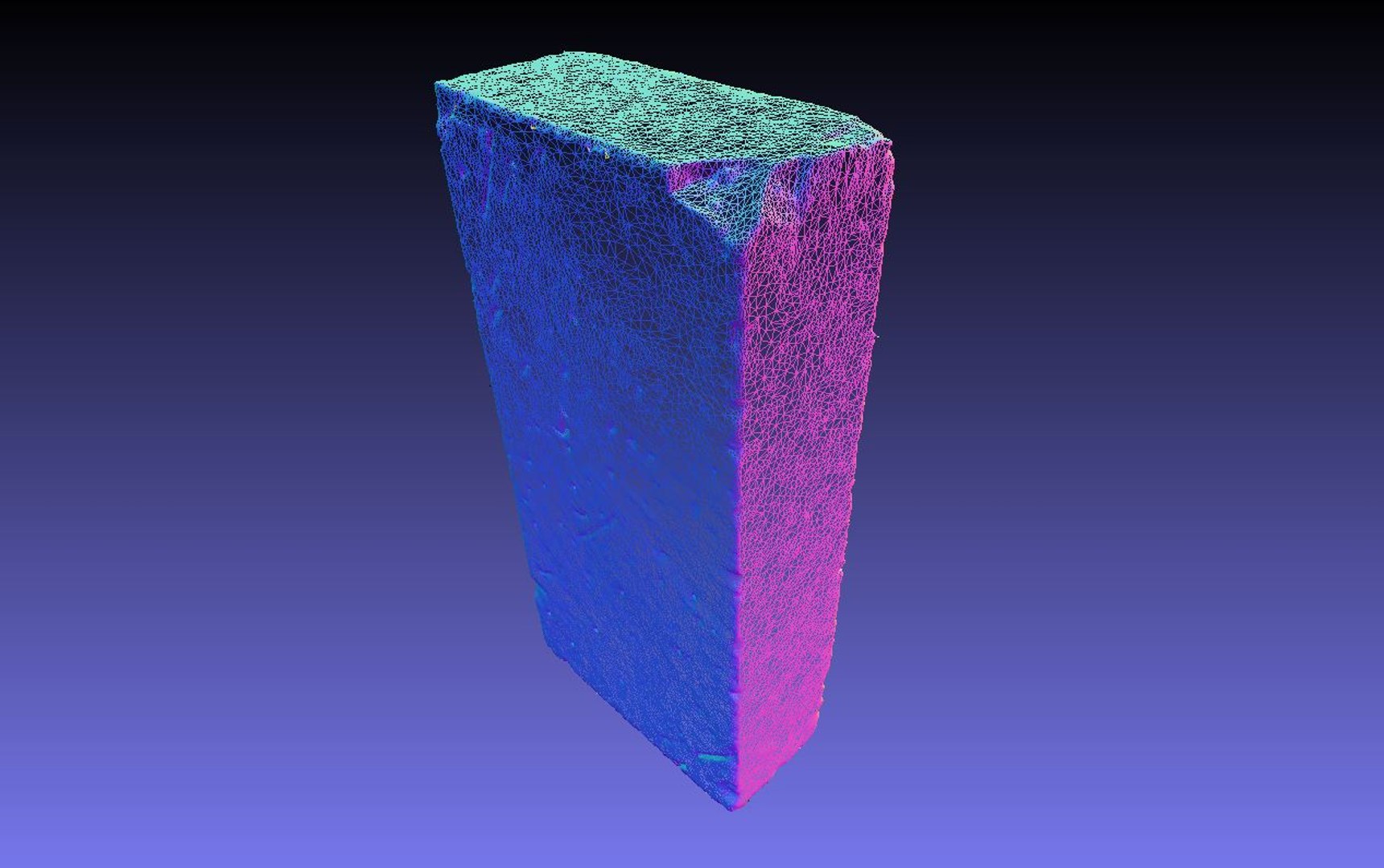 3d scanned brick model