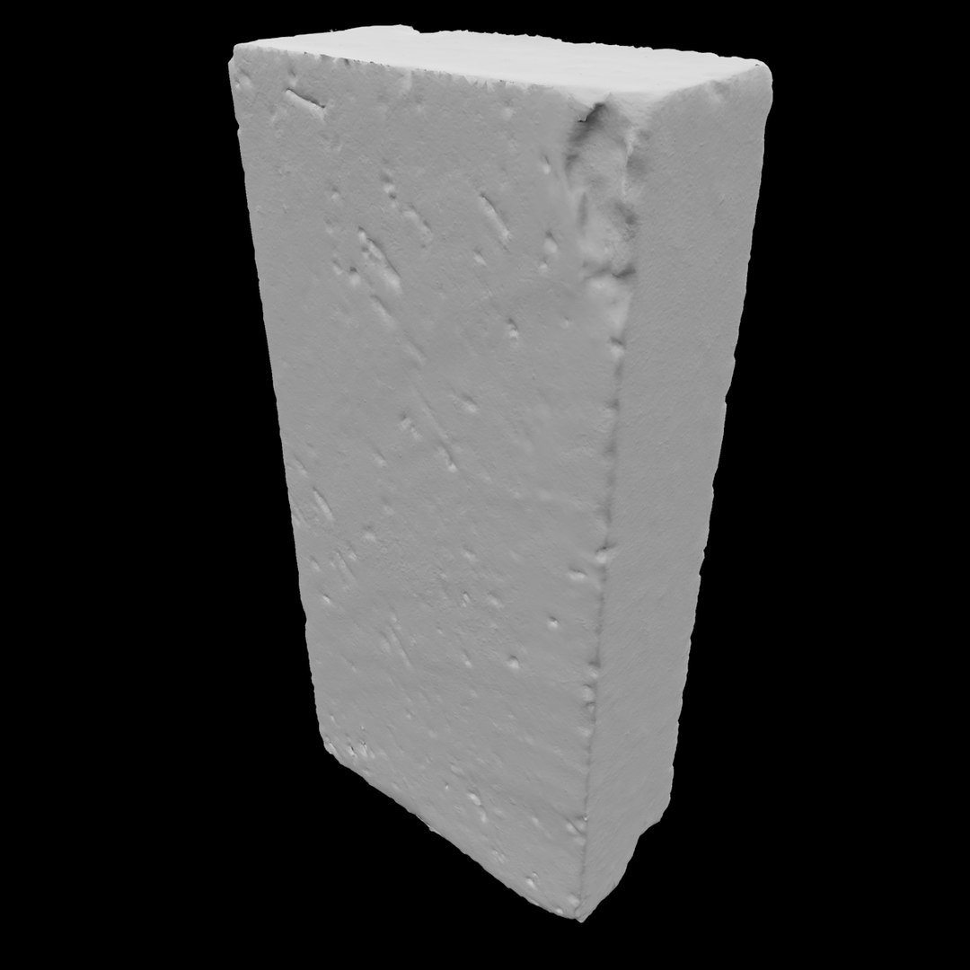 3d scanned brick model