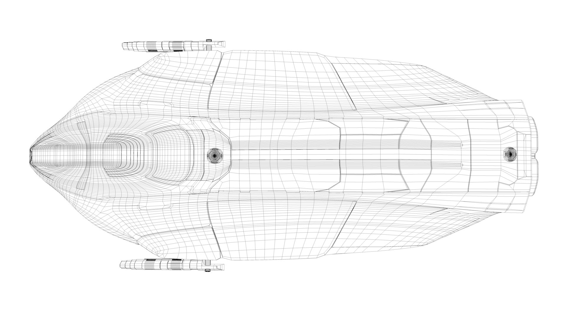 Aerodynamic Spacecraft 3D Model - TurboSquid 1311921