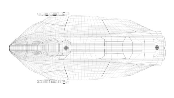Aerodynamic spacecraft 3D model - TurboSquid 1311921