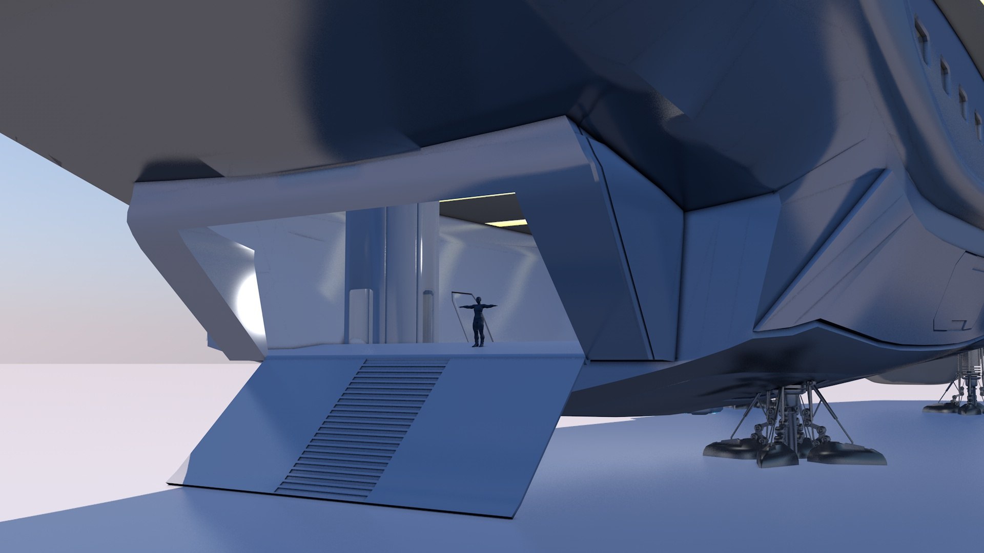 Aerodynamic Spacecraft 3D Model - TurboSquid 1311921