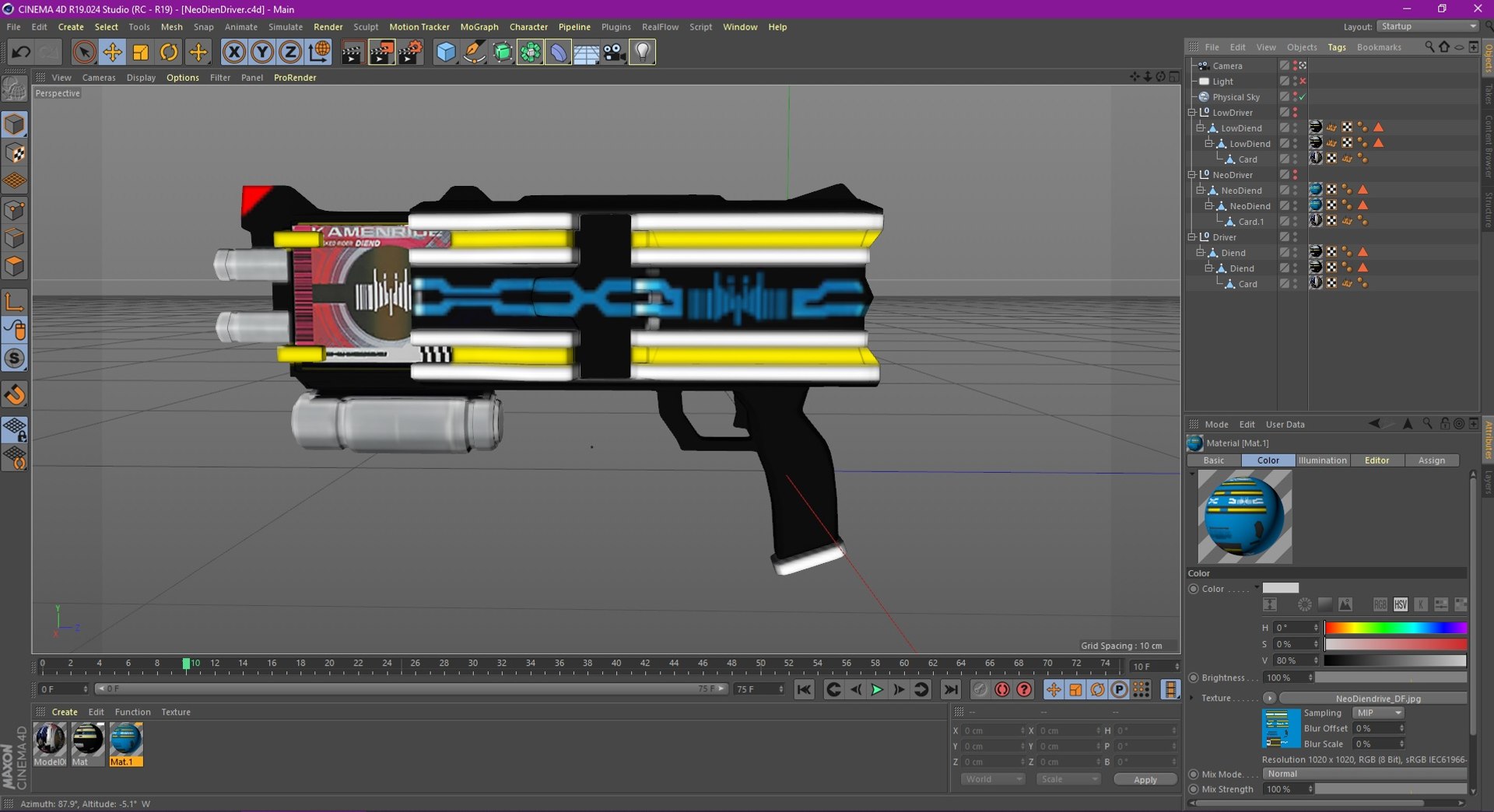 Diend Driver 3D Model - TurboSquid 1461002