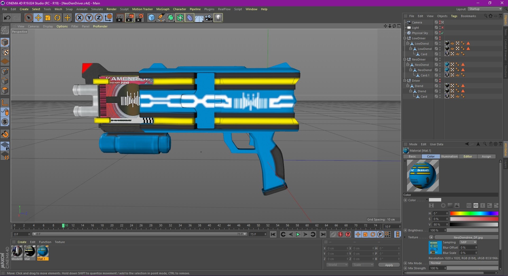 Diend Driver 3D Model - TurboSquid 1461002