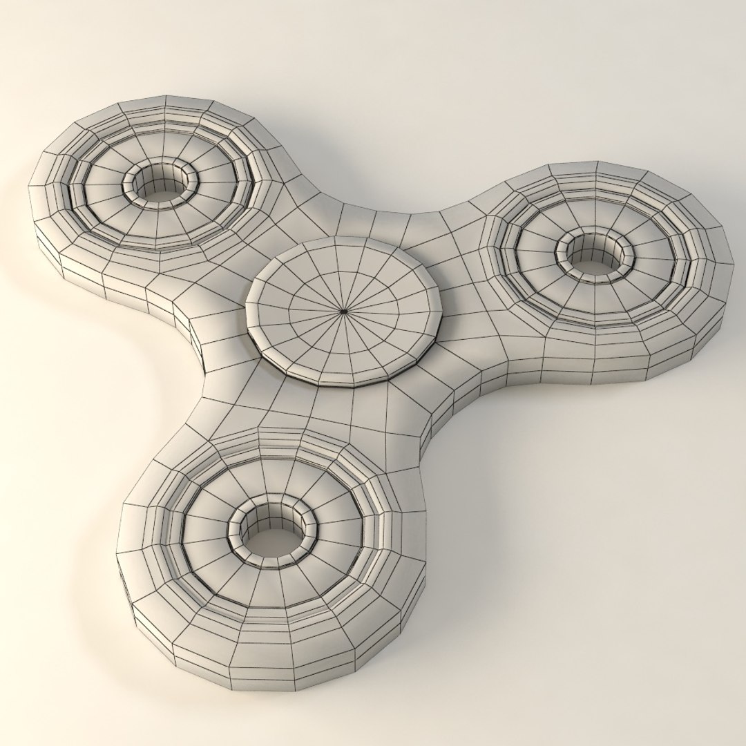 3D Fidget Spinner Model - TurboSquid 1167694