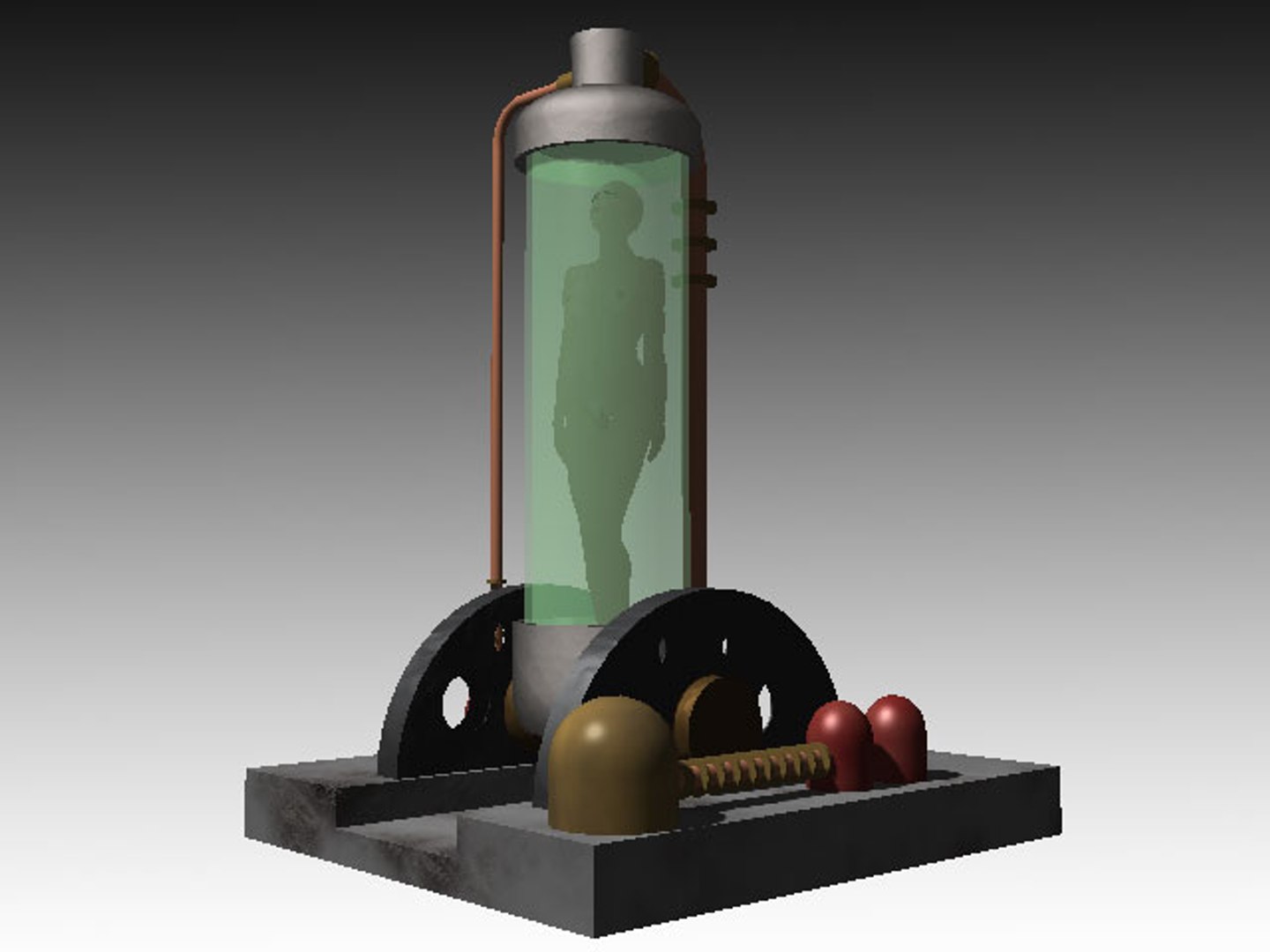 3d Sci-fi Cryogenic