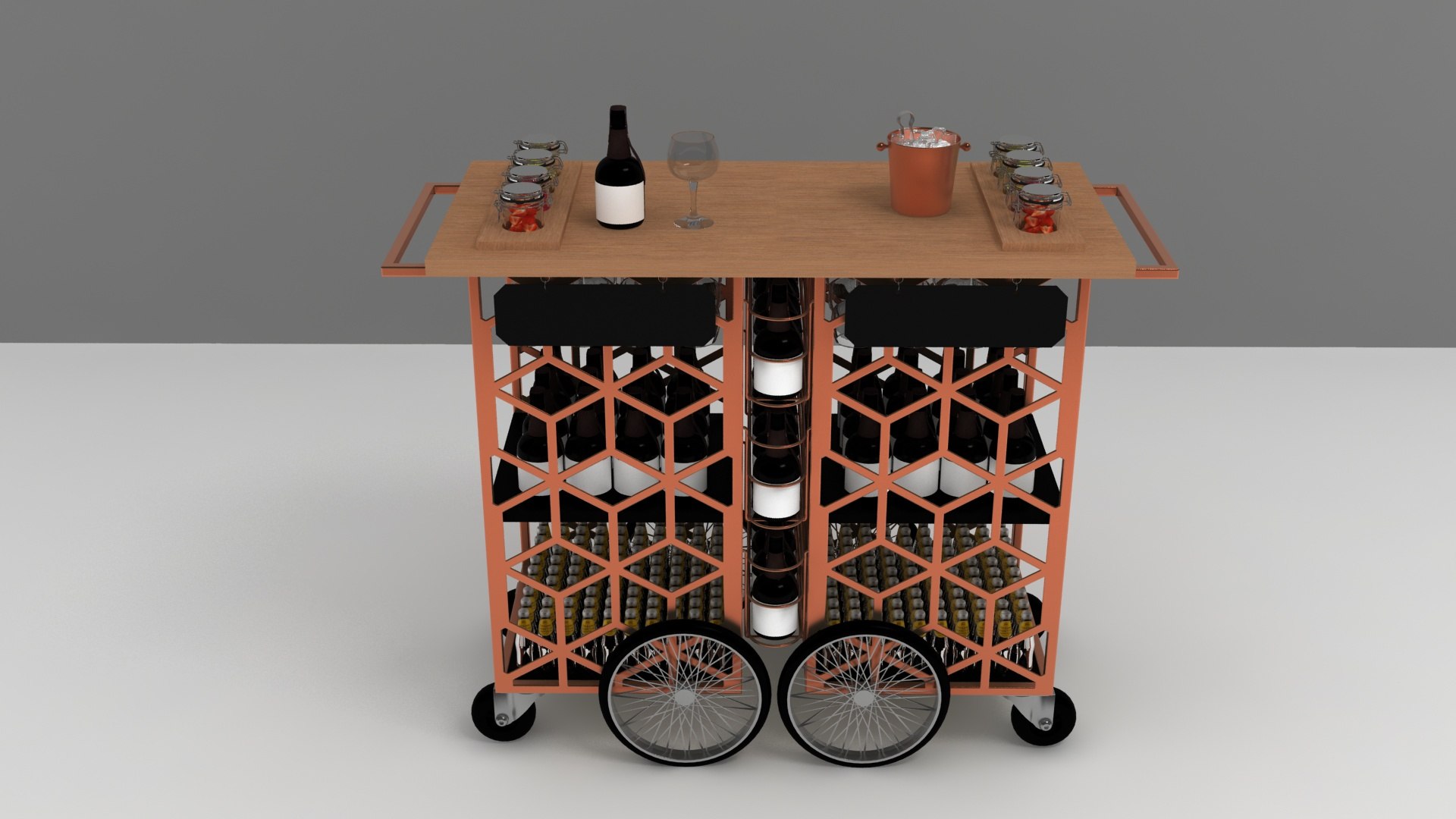 3D Serving Trolley Concept - TurboSquid 1972208