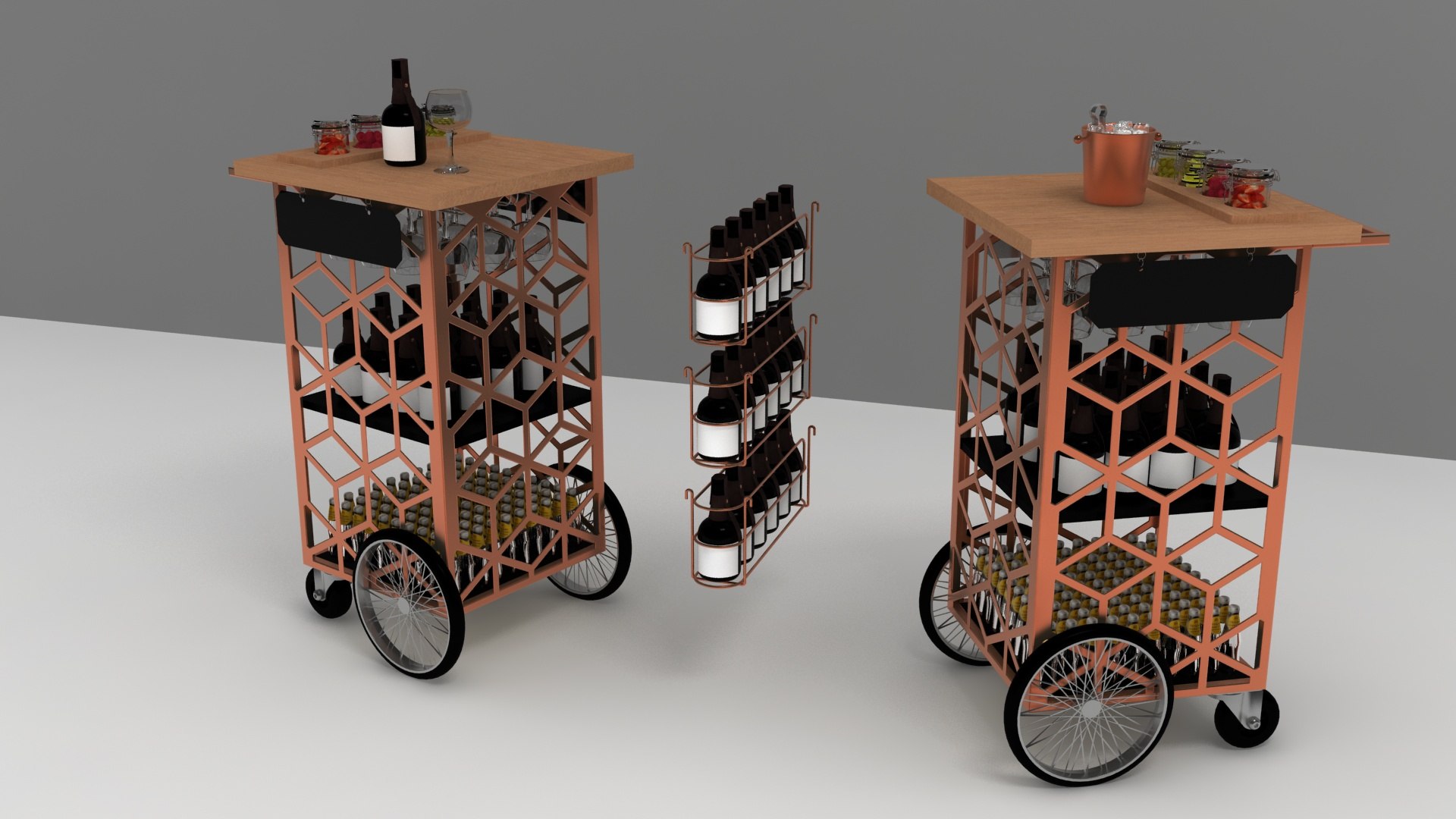 3D Serving Trolley Concept - TurboSquid 1972208