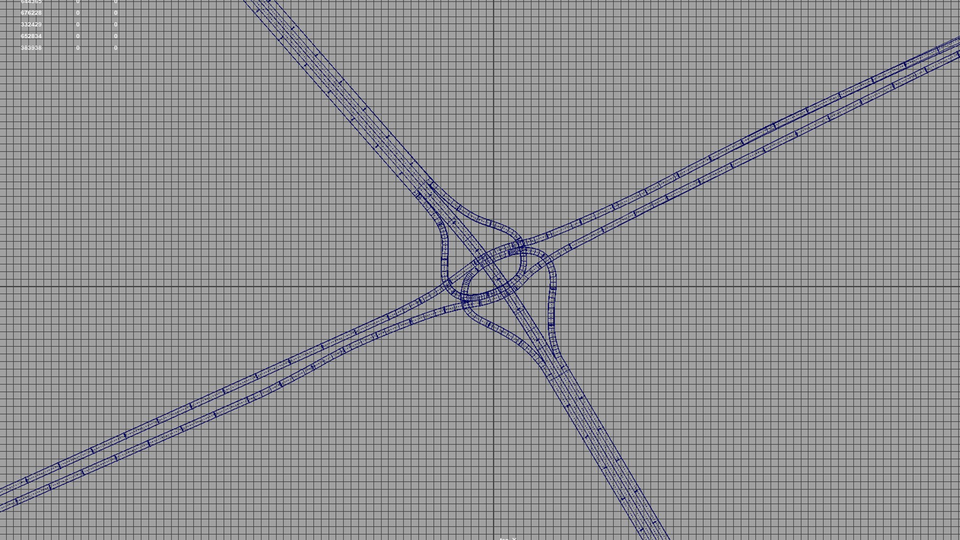 3D Bridges Road Junction - TurboSquid 2390803