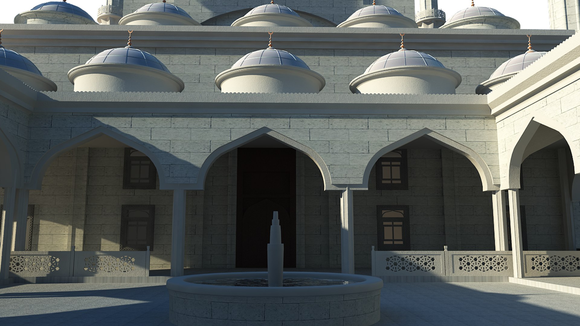 Mosque 3d Max