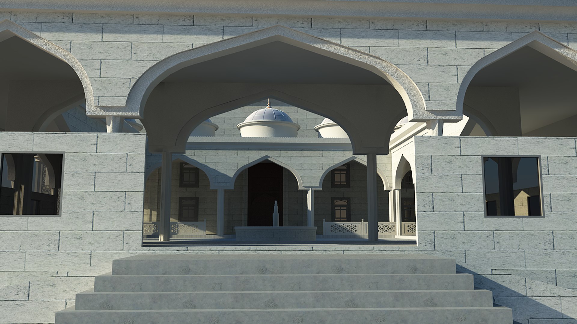 Mosque 3d Max