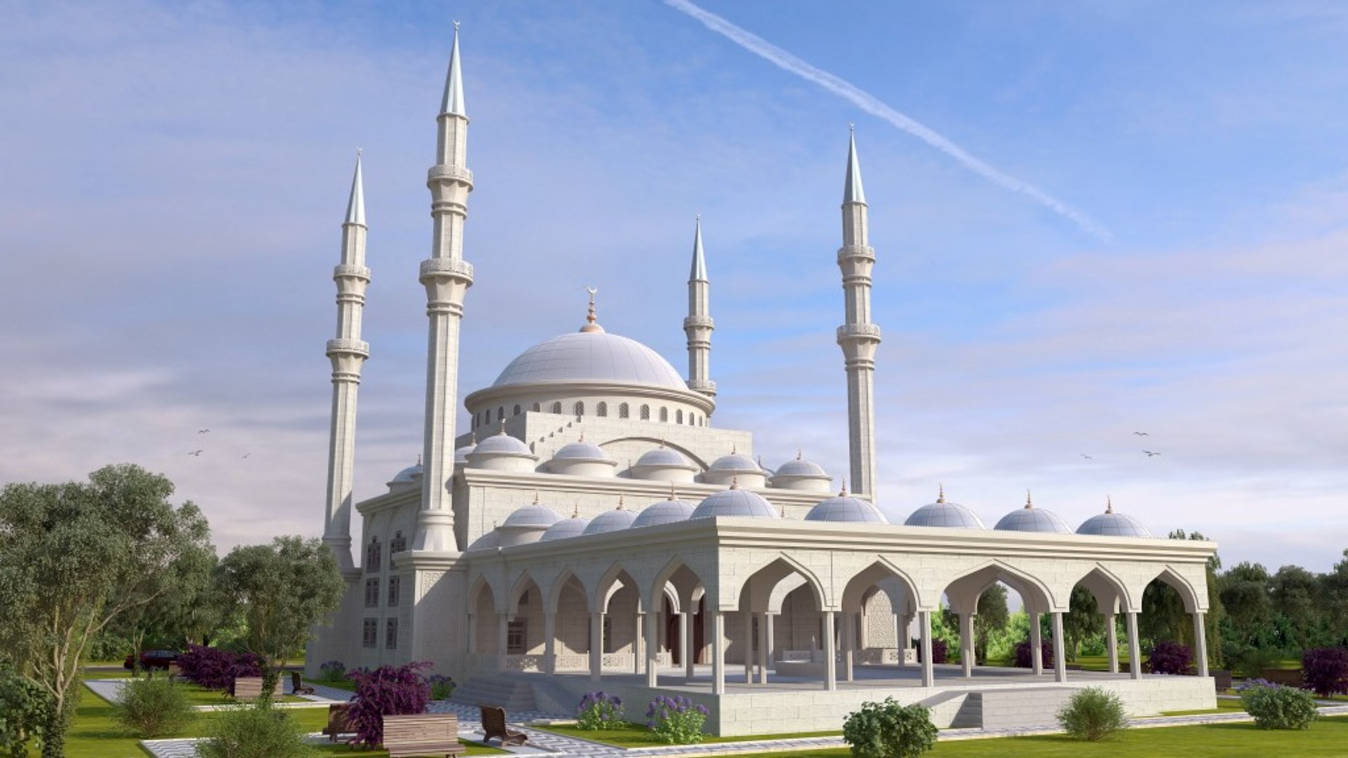 Mosque 3d Max