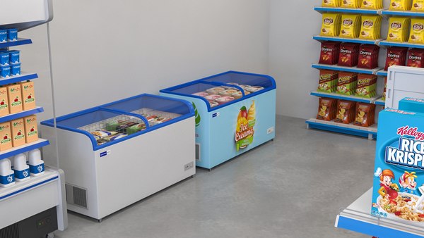 3D Interior And Exterior Grocery Store model - TurboSquid 1767176