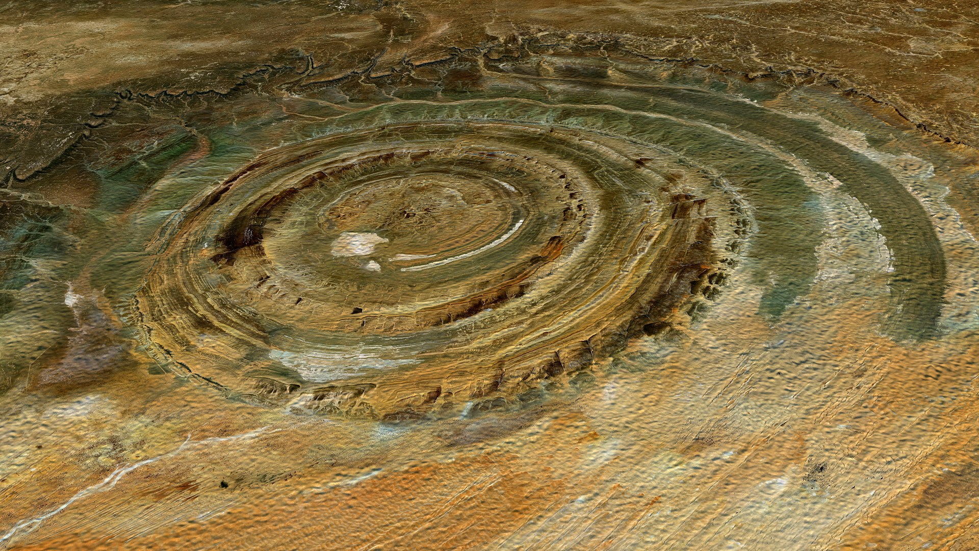 3D Richat Structure Adrar Plateau Mauritania - TurboSquid 1986575
