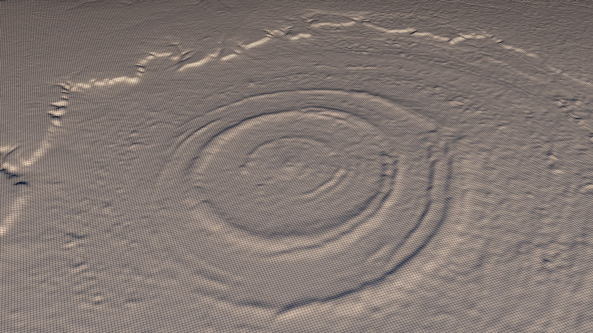 3D Richat Structure Adrar Plateau Mauritania - TurboSquid 1986575