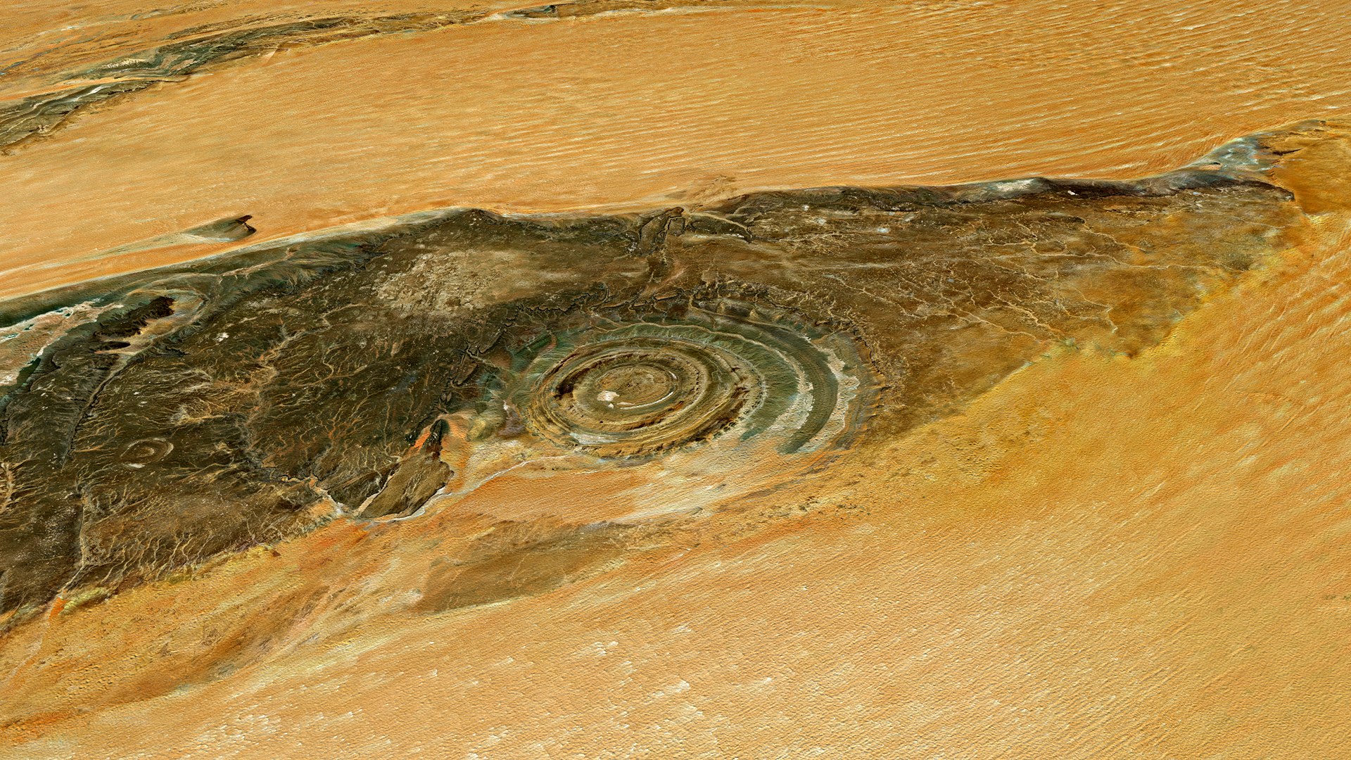 3D Richat Structure Adrar Plateau Mauritania - TurboSquid 1986575