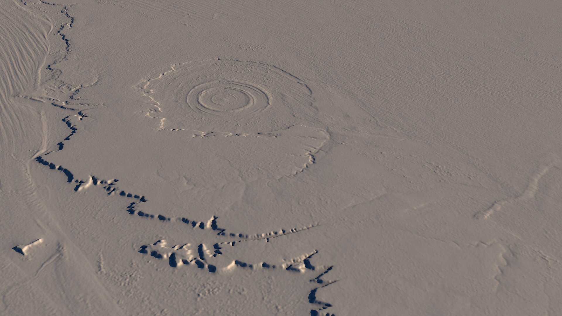 3D Richat Structure Adrar Plateau Mauritania - TurboSquid 1986575