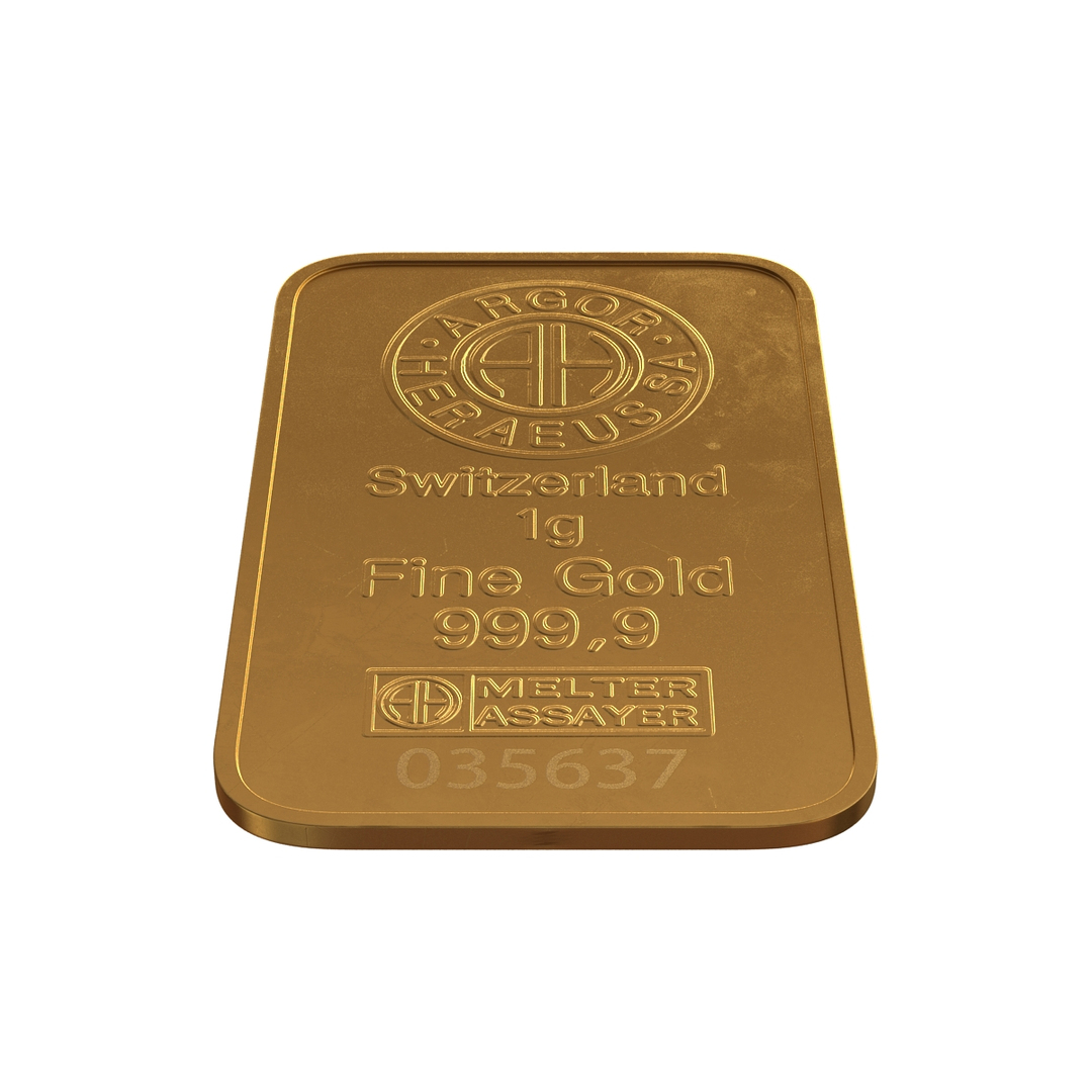 Gold bars model - TurboSquid 1150670