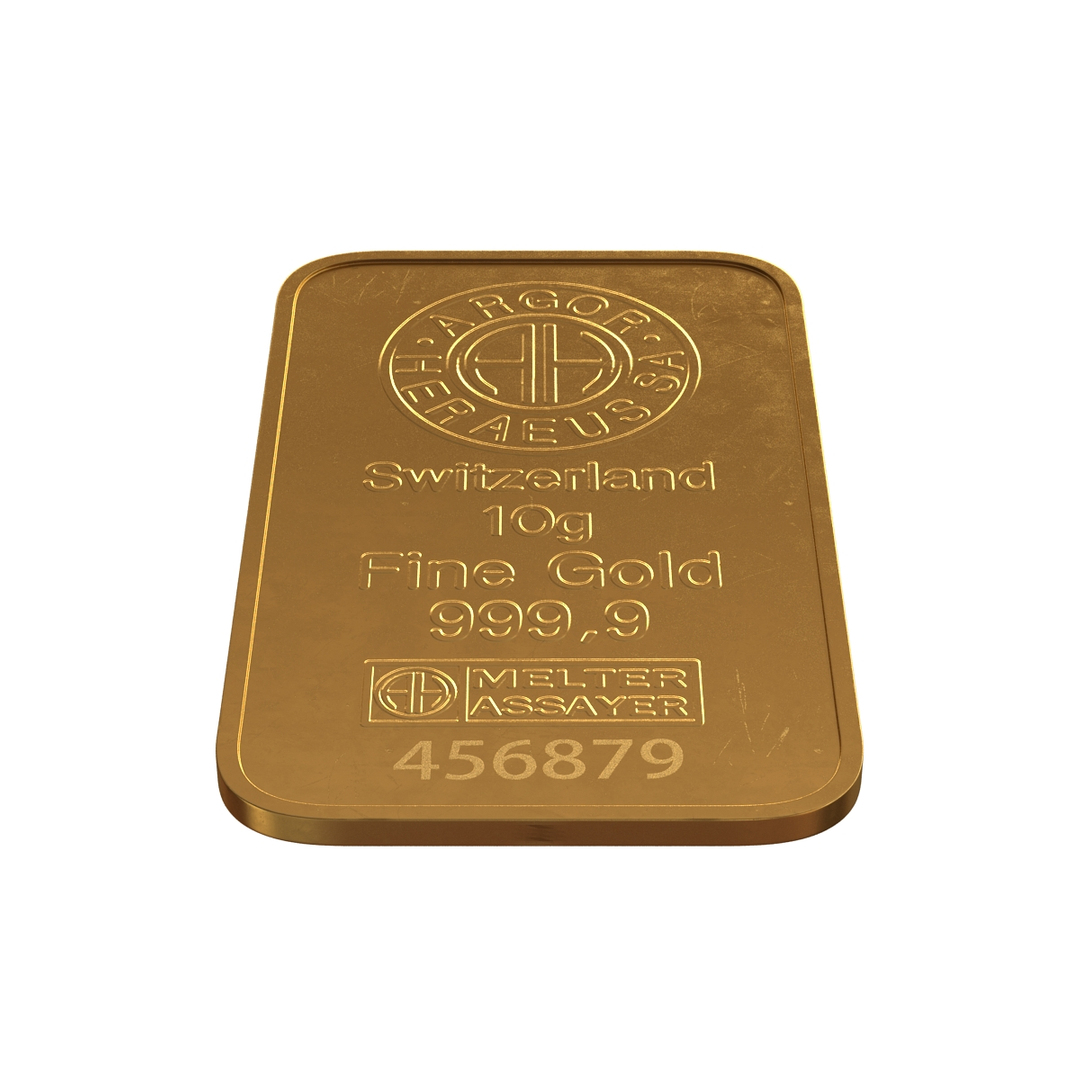 Gold bars model - TurboSquid 1150670