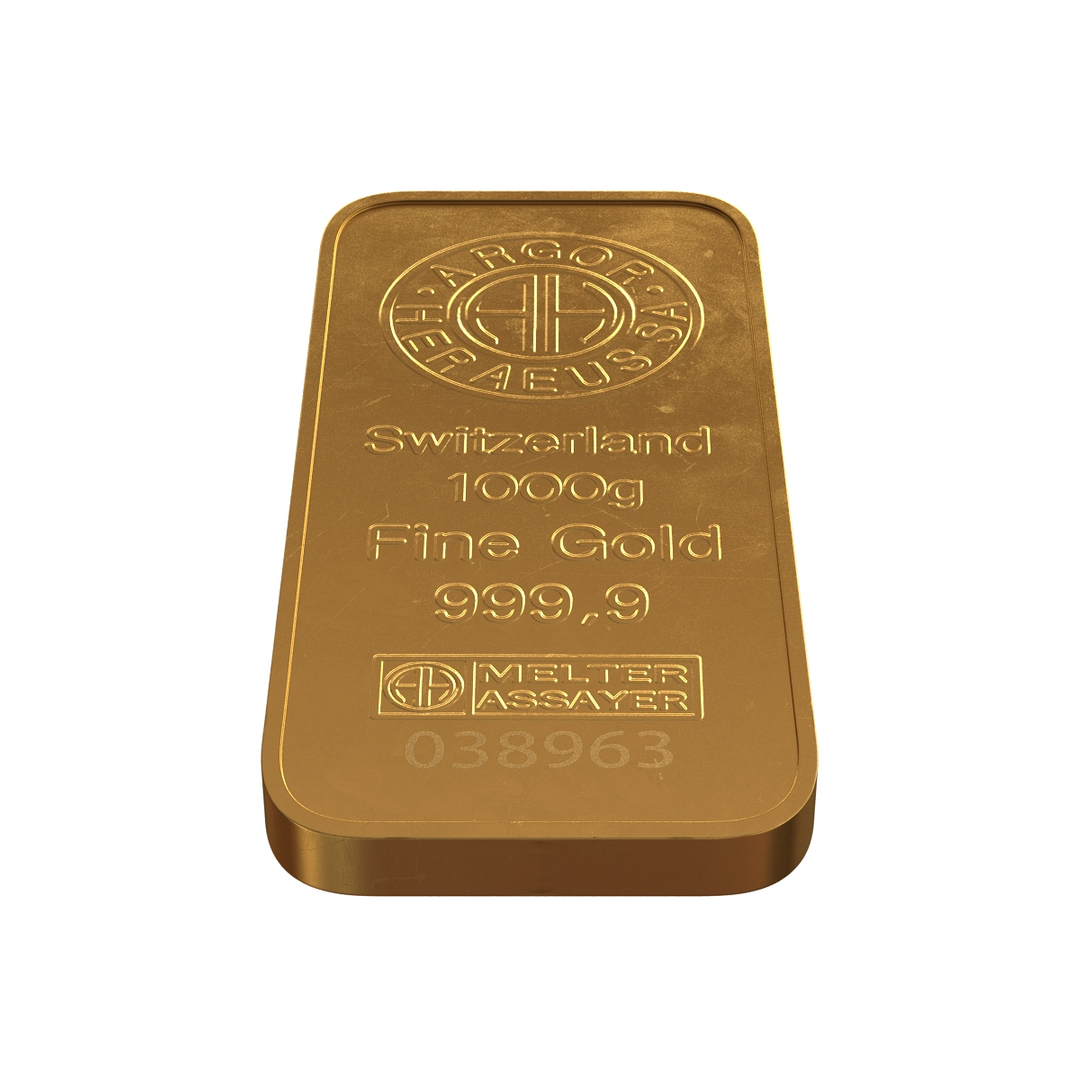 Gold bars model - TurboSquid 1150670