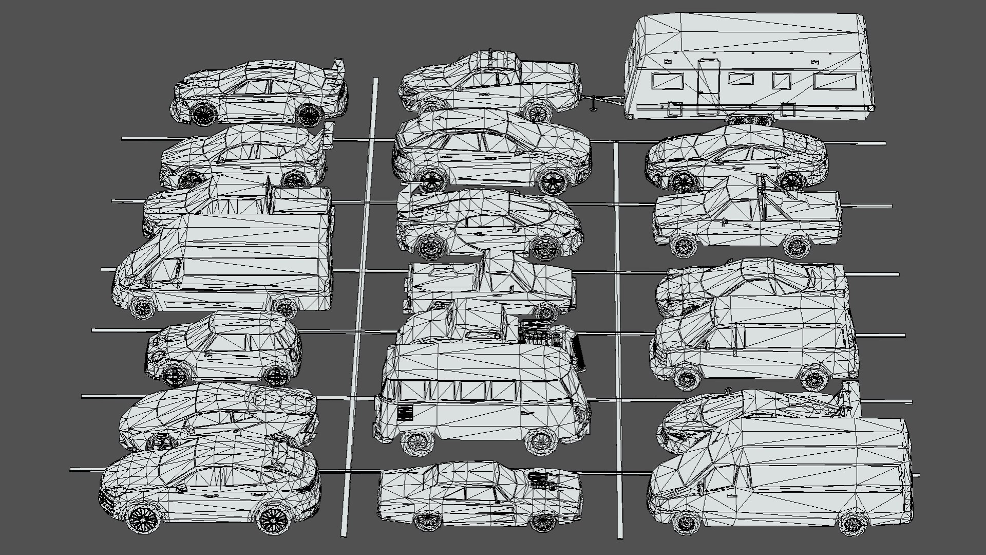 3D Low- Poly Cars Pack - TurboSquid 2164508