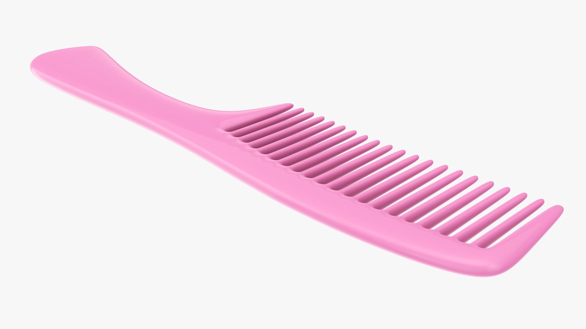 Hair comb wide 3D model - TurboSquid 1585382