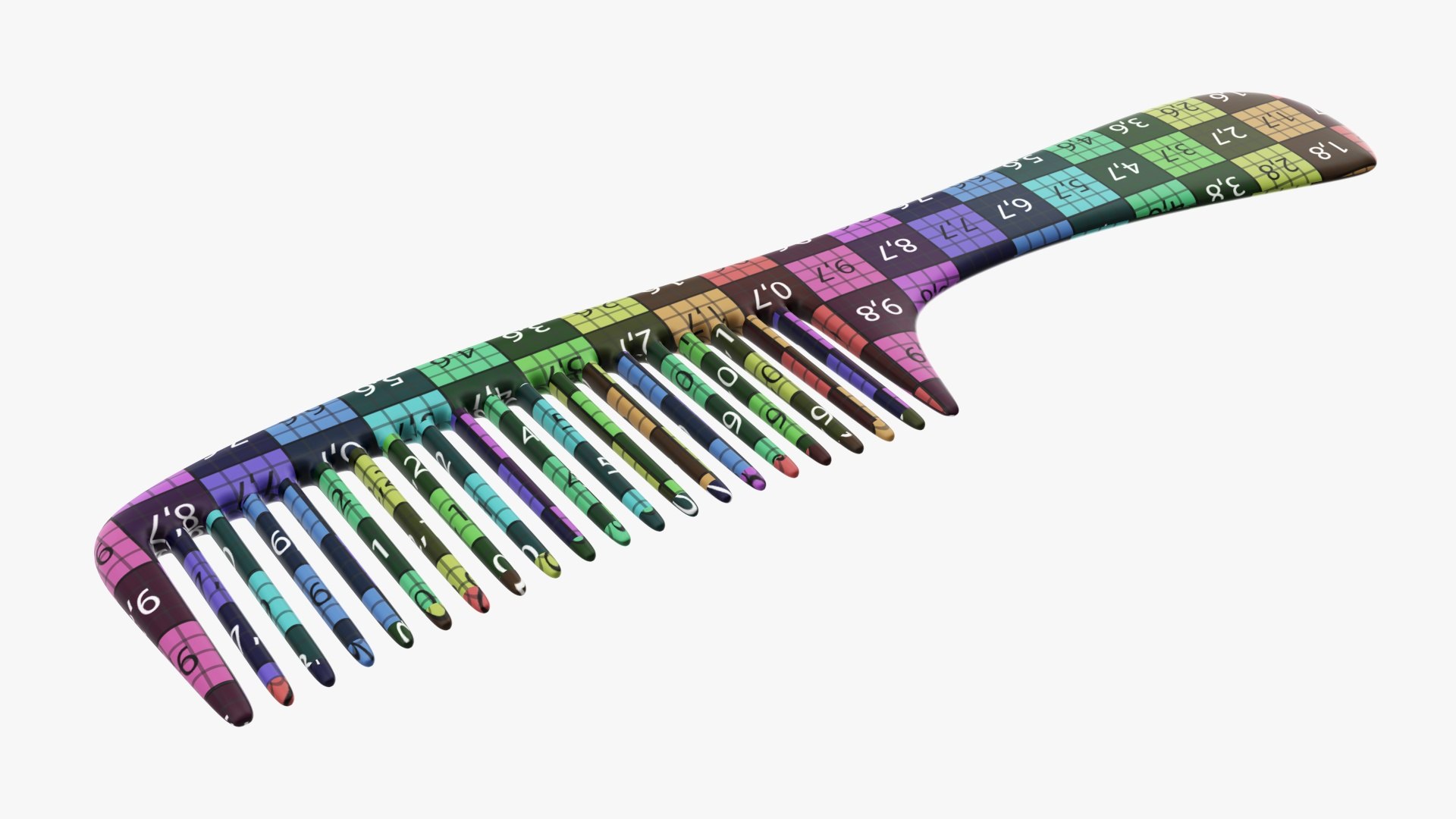 Hair comb wide 3D model - TurboSquid 1585382