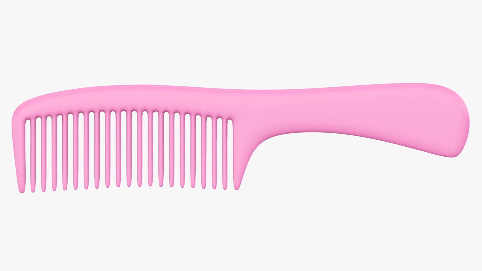 Hair comb wide 3D model - TurboSquid 1585382